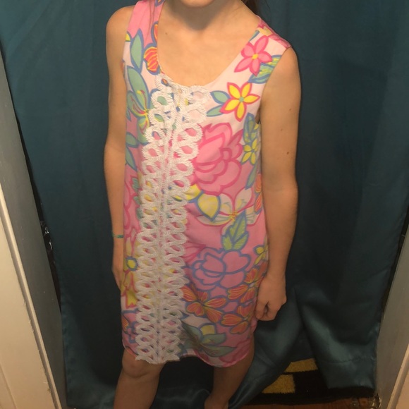 lilt | Dresses | Lilt Bright Flower Pattern Girls Swing Dress | Poshmark